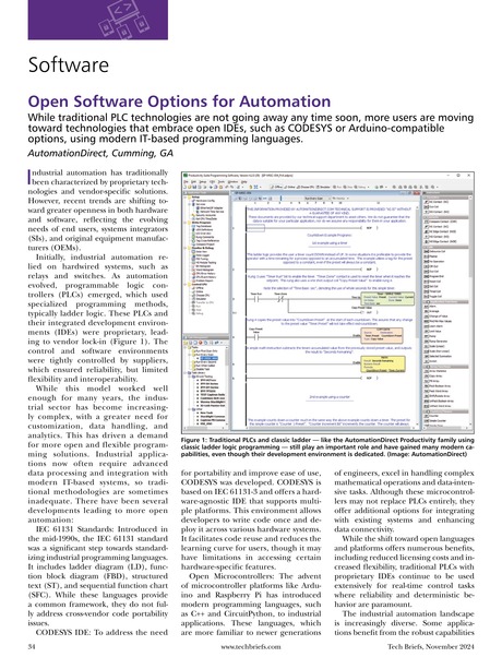 Tech Briefs Magazine - November 2024 - 34