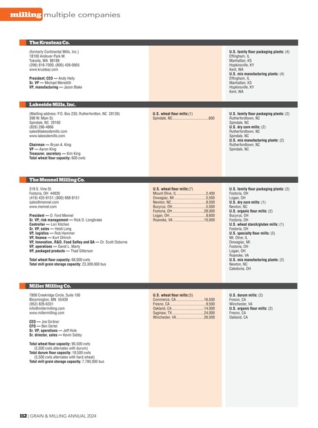 Grain & Milling Annual - 2024 - 112