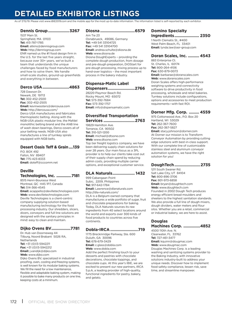 IBIE — 2019 Official Show Directory - 172