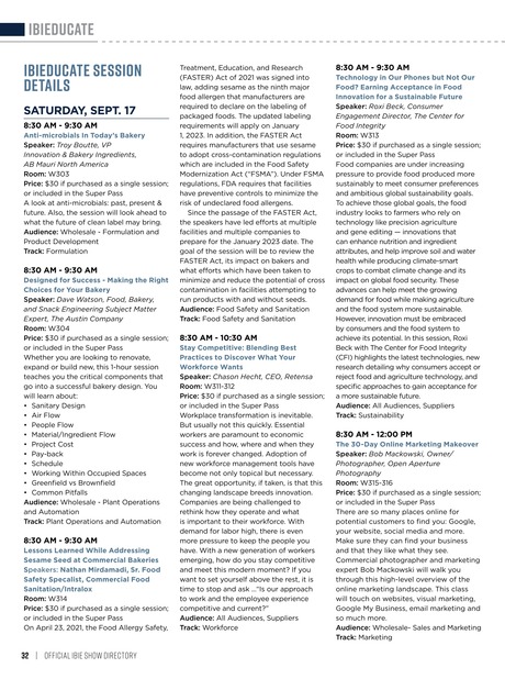 IBIE - 2022 Official Show Directory - 32