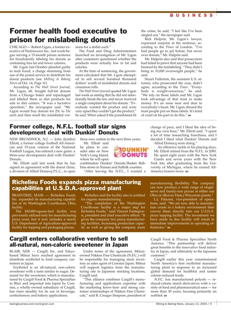 Milling & Baking News - January 13, 2004 - 9