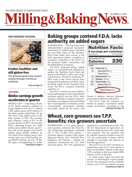 Milling & Baking News - October 27, 2015
