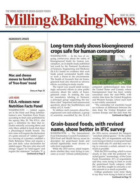 Milling & Baking News - May 24, 2016