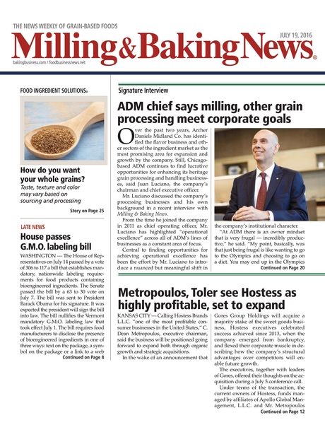 Milling & Baking News - July 19, 2016