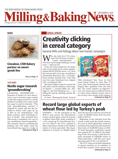 Milling & Baking News - December 6, 2016