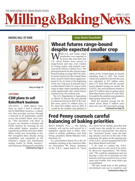 Milling & Baking News - April 11, 2017