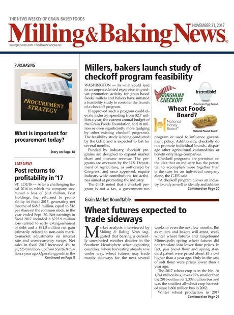 Milling & Baking News - November 21, 2017