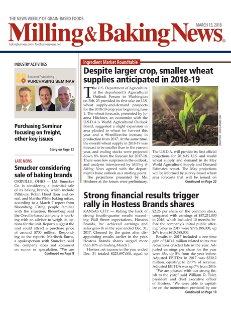 Milling & Baking News - March 13, 2018