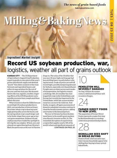 Milling & Baking News - August 23, 2022