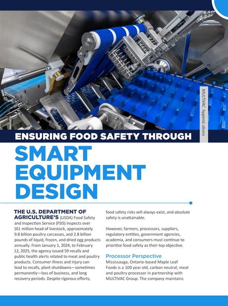 Ensuring Food Safety Through Smart Equipment Design - Multivac 2025