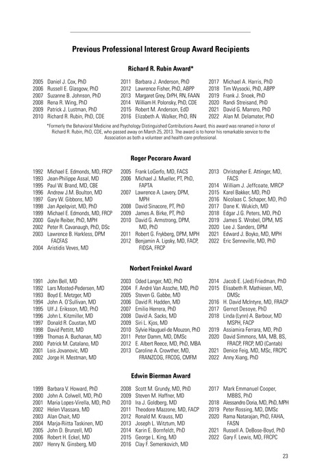 ADA 83rd Scientific Sessions Final Program - 23
