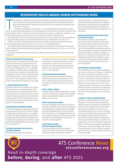 ATS 2023 Conference Preview - 12