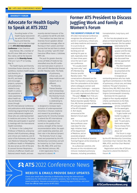ATS 2022 Conference News Preview - 22
