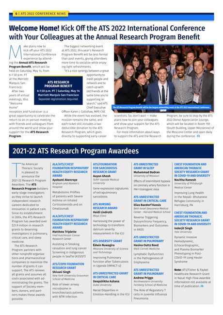 ATS 2022 Conference News Preview - 6