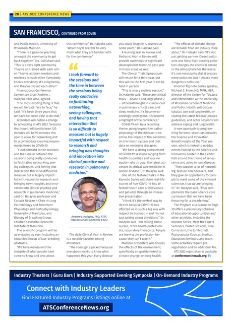 ATS 2022 Conference News Preview - 28