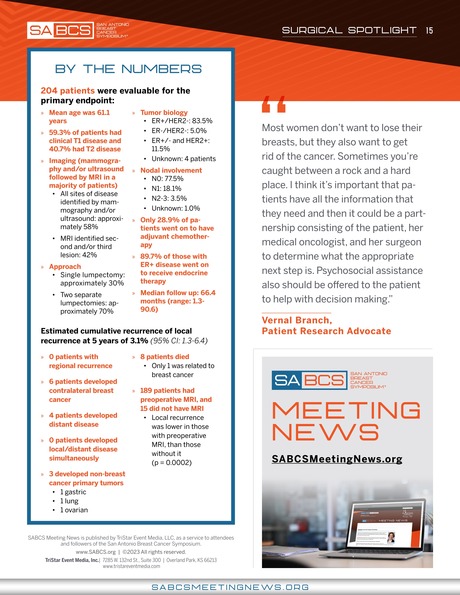 SABCS 2022 Takeaways - 15
