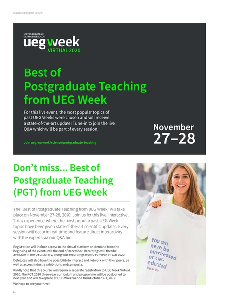 UEG Week Virtual 2020 Congress Review