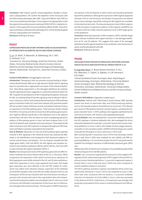 UEGJournal Abstracts 2021 - 400