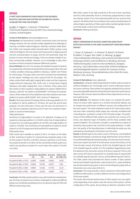 UEG Journal Abstracts 2023 - 12