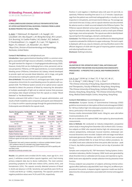 UEG Journal Abstracts 2023 - 85