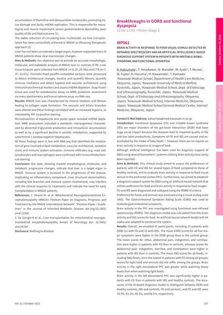 UEG Journal Abstracts 2023 - 247