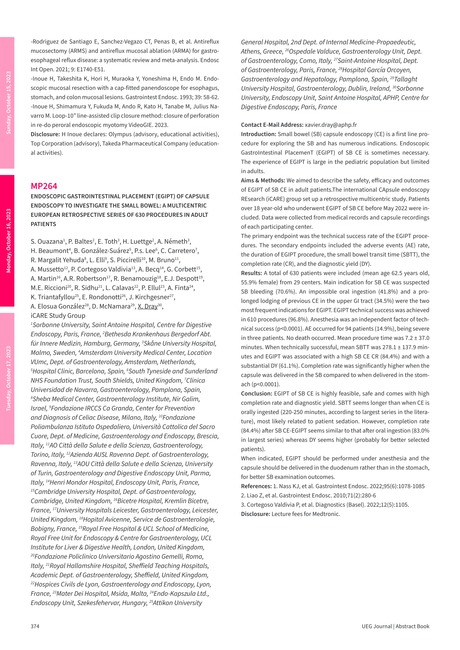 UEG Journal Abstracts 2023 - 374