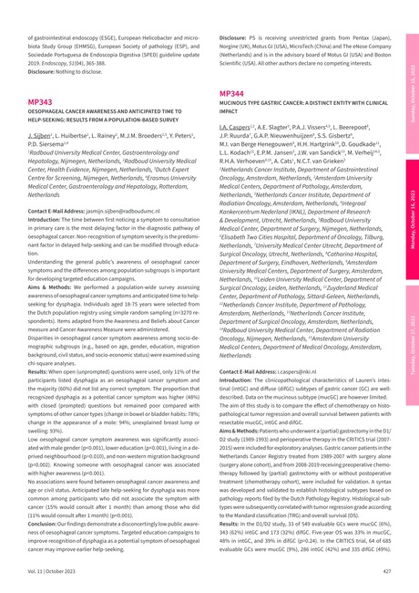 UEG Journal Abstracts 2023 - 427