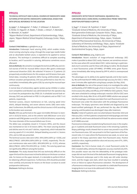 UEG Journal Abstracts 2023 - 636