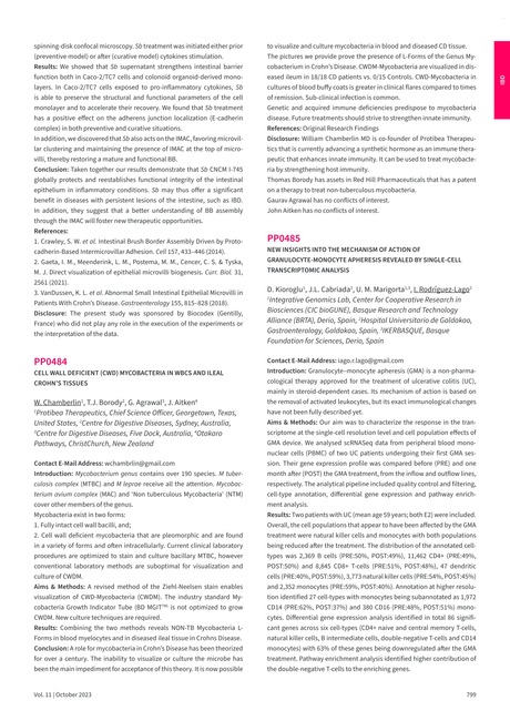 UEG Journal Abstracts 2023 - 799