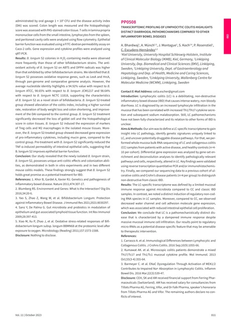 UEG Journal Abstracts 2023 - 811