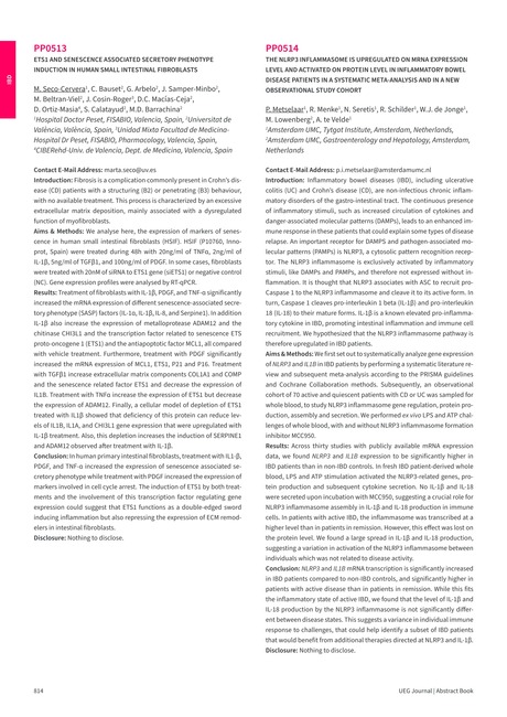 UEG Journal Abstracts 2023 - 814