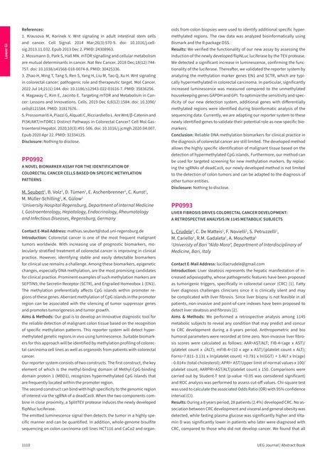 UEG Journal Abstracts 2023 - 1110