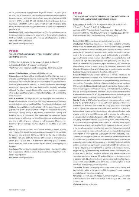 UEG Journal Abstracts 2023 - 1177