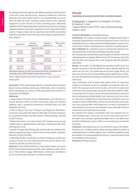 UEG Journal Abstracts 2023 - 1196