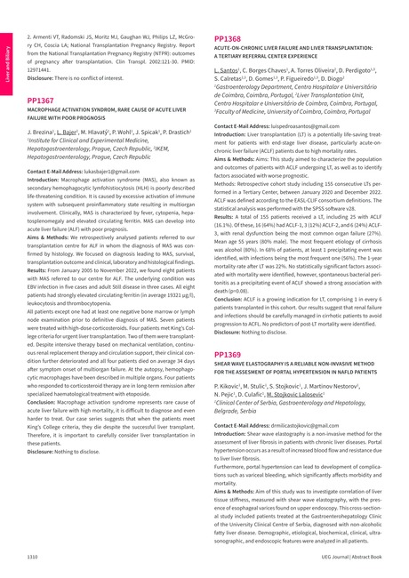 UEG Journal Abstracts 2023 - 1310