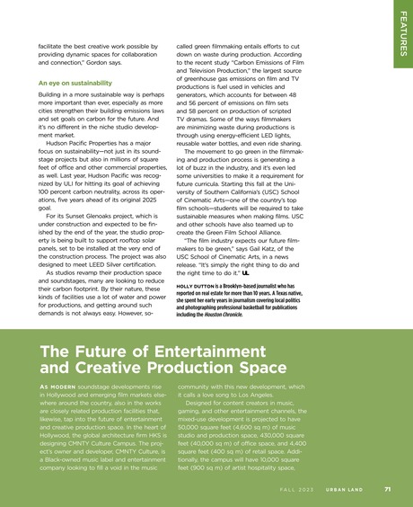 2023 Fall Issue of Urban Land - 71