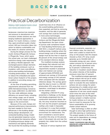 2023 Fall Issue of Urban Land - 148