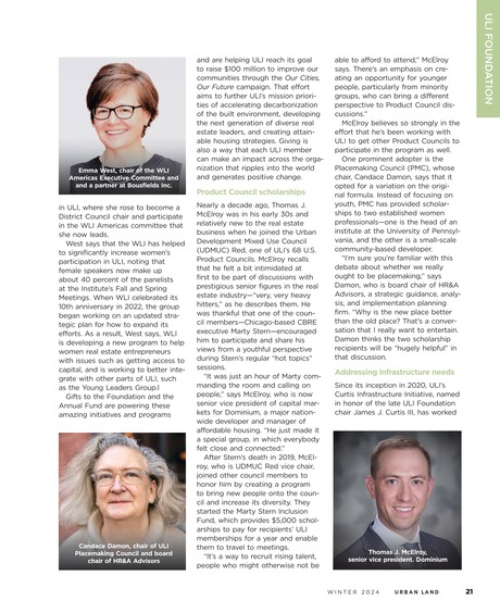 2024 Winter Issue of Urban Land - 21
