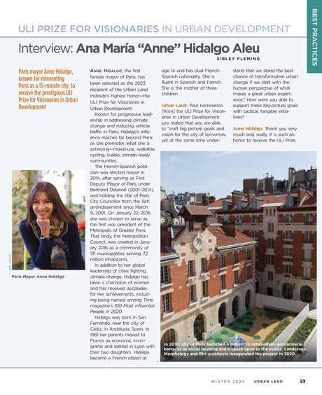 2024 Winter Issue of Urban Land - 23